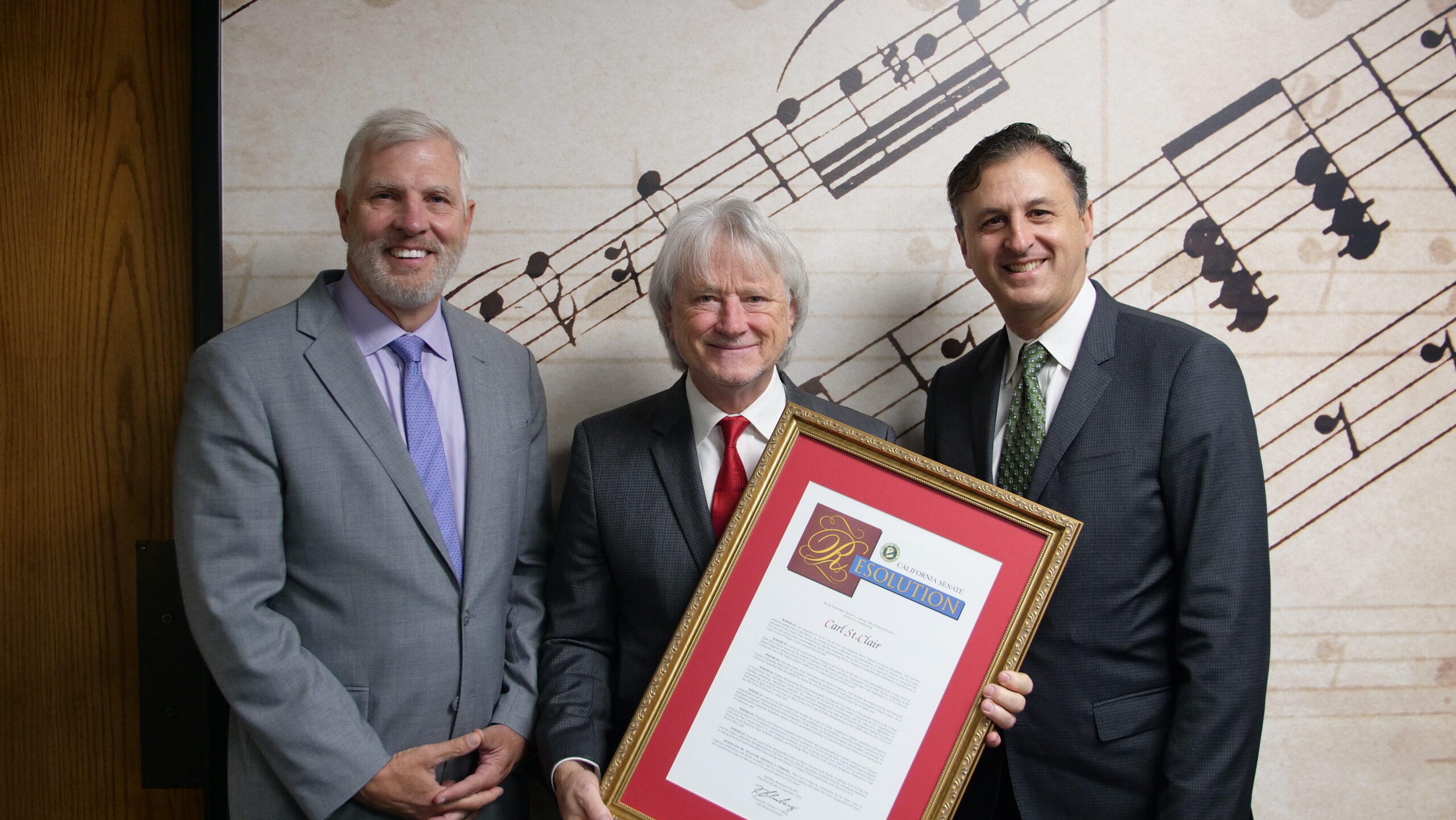 A Resolution for Carl, from Senator Tom Umberg! – The Pacific Symphony Blog